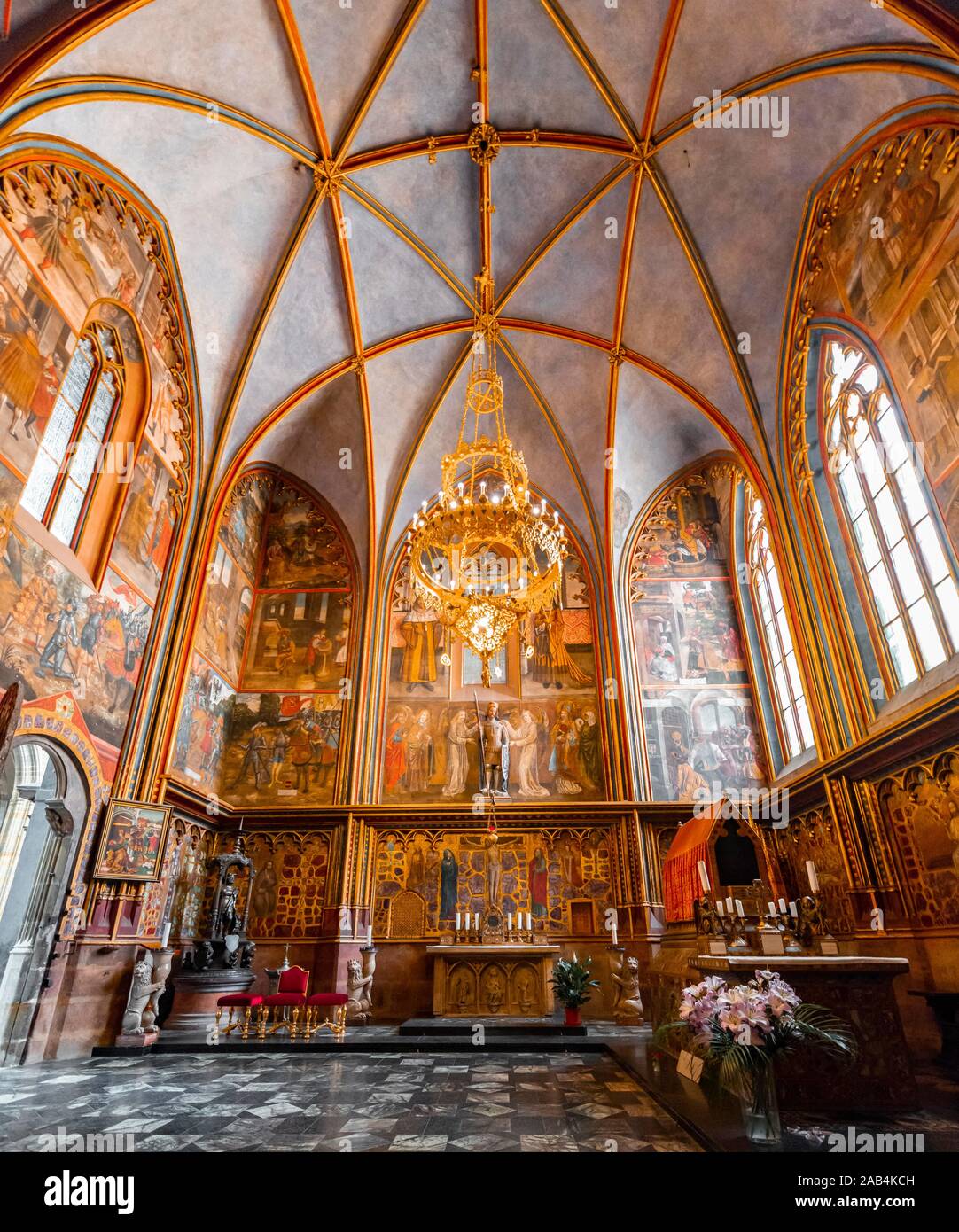 Prague castle interior hi-res stock photography and images - Alamy