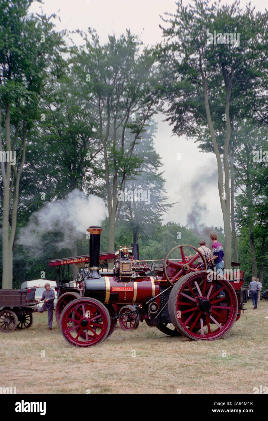 Classic Traction Engine Stock Photo - Alamy
