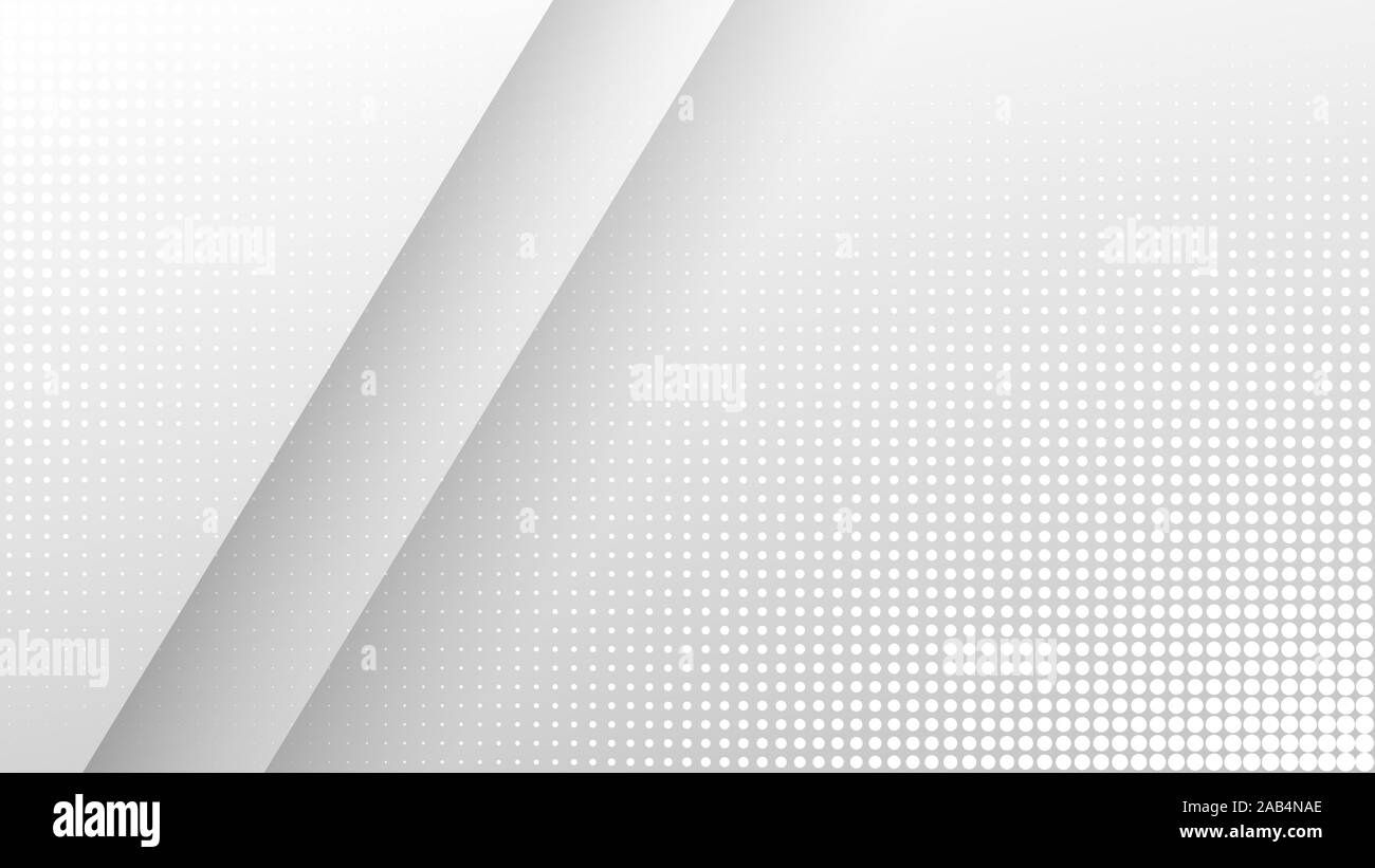 Halftone light gray geometric background. Vector minimal trendy ...
