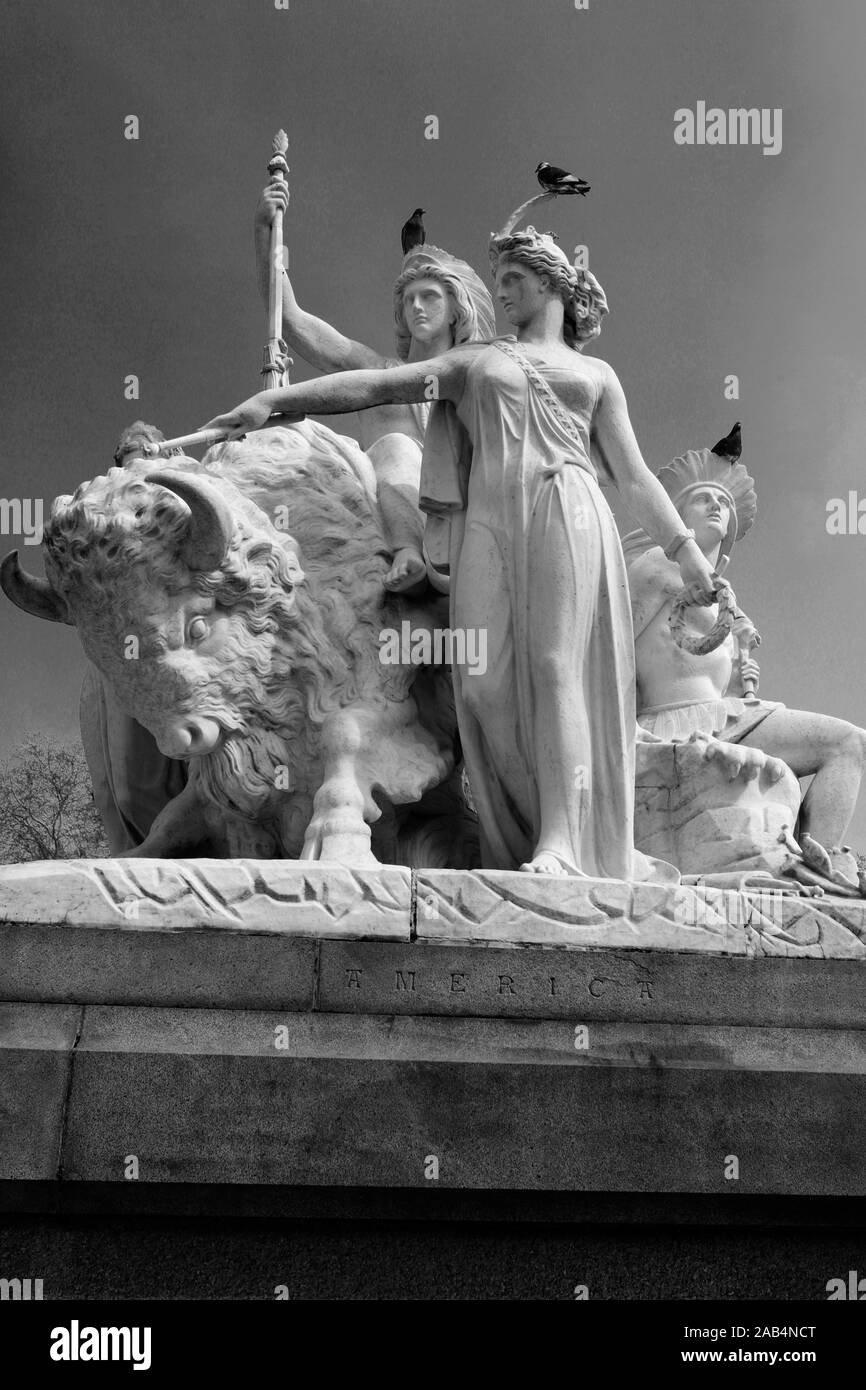 The Prince Albert Memorial, officially titled the Prince Consort ...