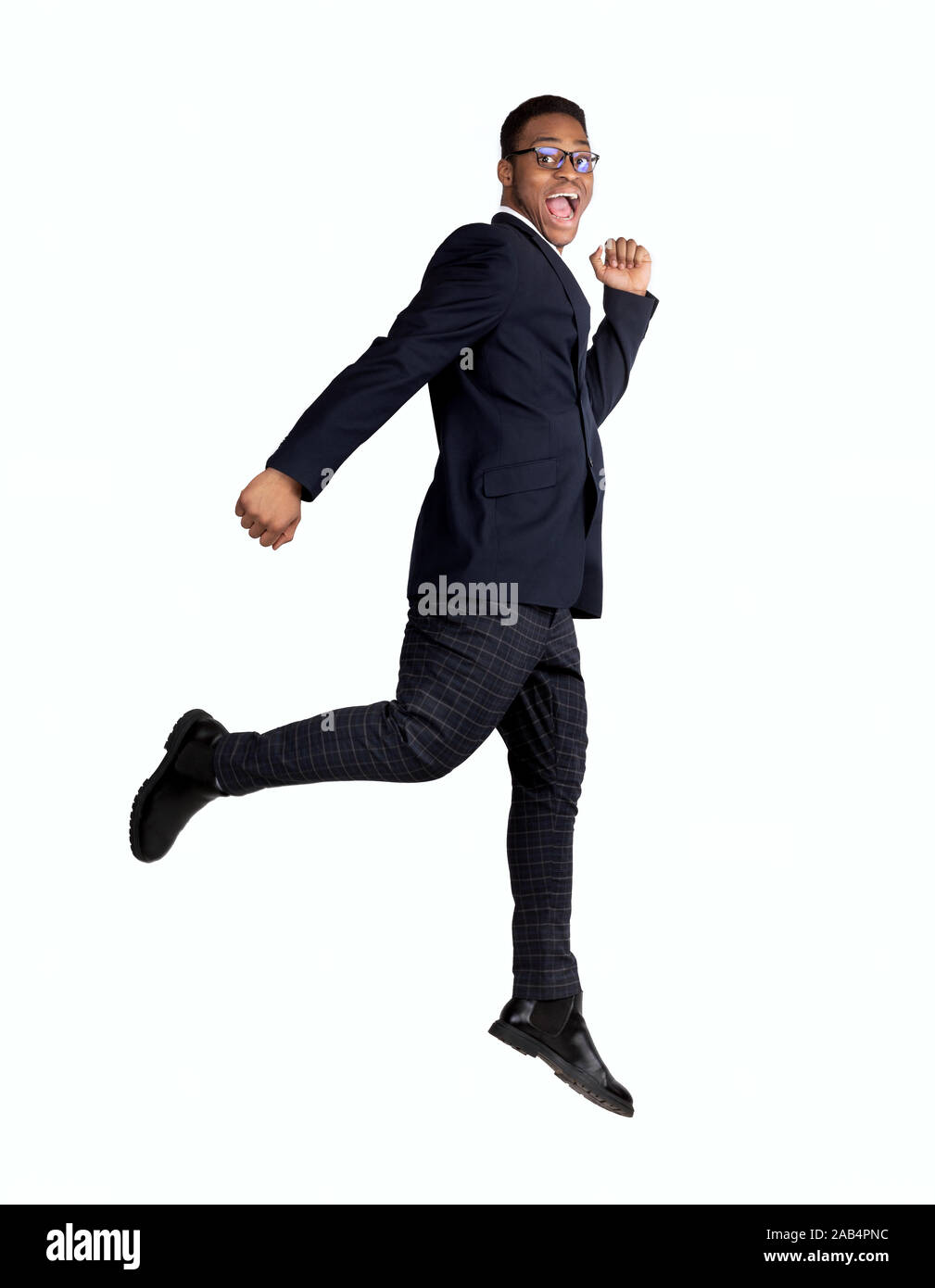 Jumping walk Cut Out Stock Images & Pictures - Alamy