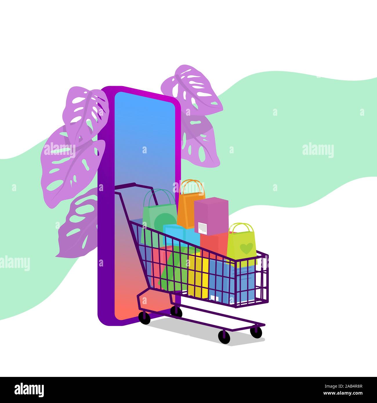 Big box store shop Stock Vector Images - Alamy