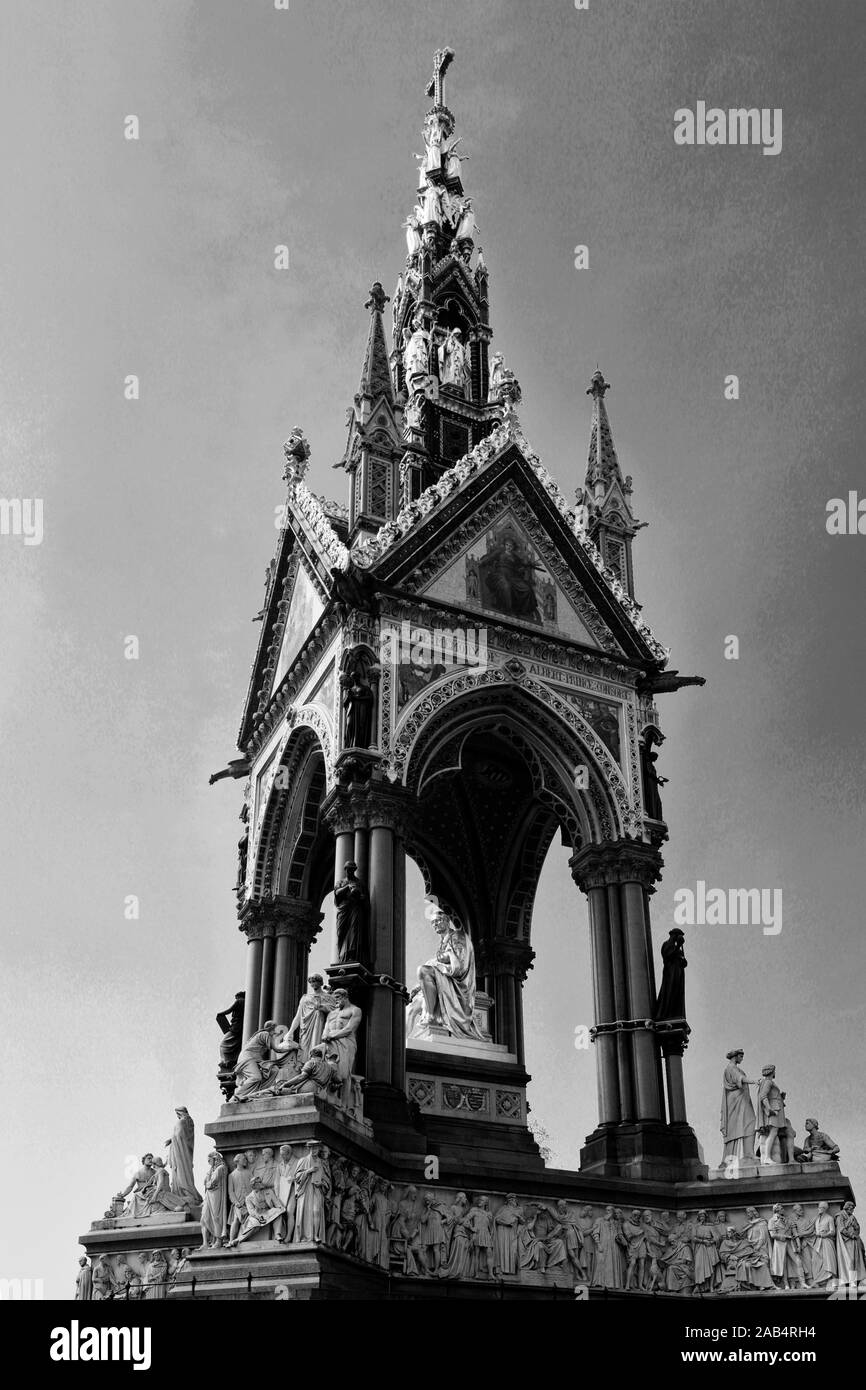 The Prince Albert Memorial, officially titled the Prince Consort ...