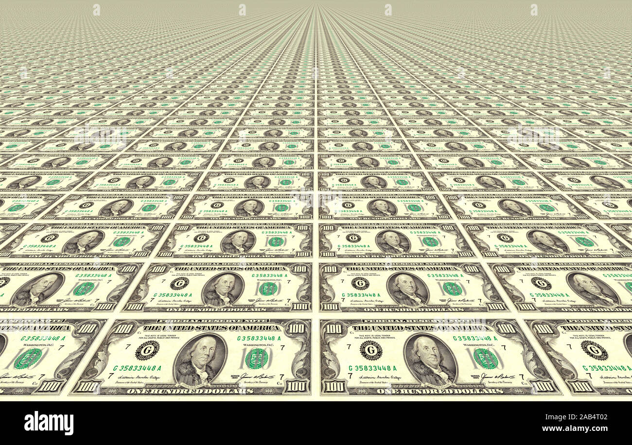 100 dollar bills pattern hi-res stock photography and images - Alamy