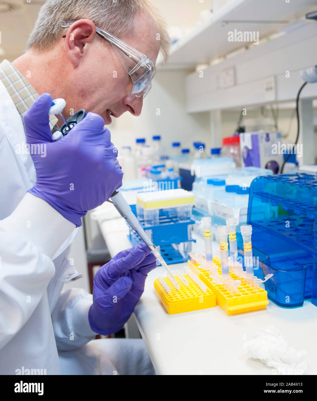 The Research area in the Medimmune laboratory biological centre of the ...