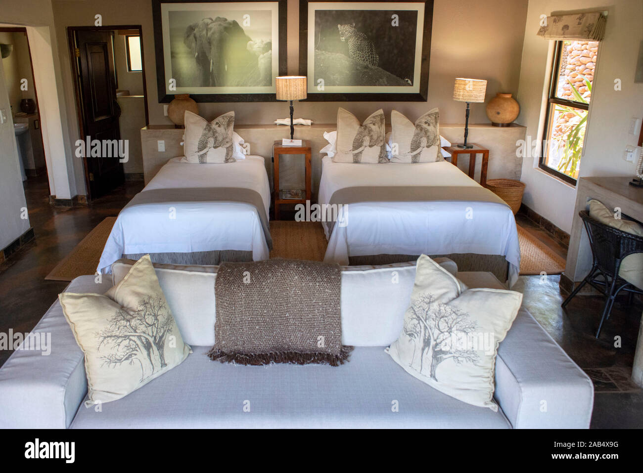 African Game Lodge Interior High Resolution Stock Photography and ...