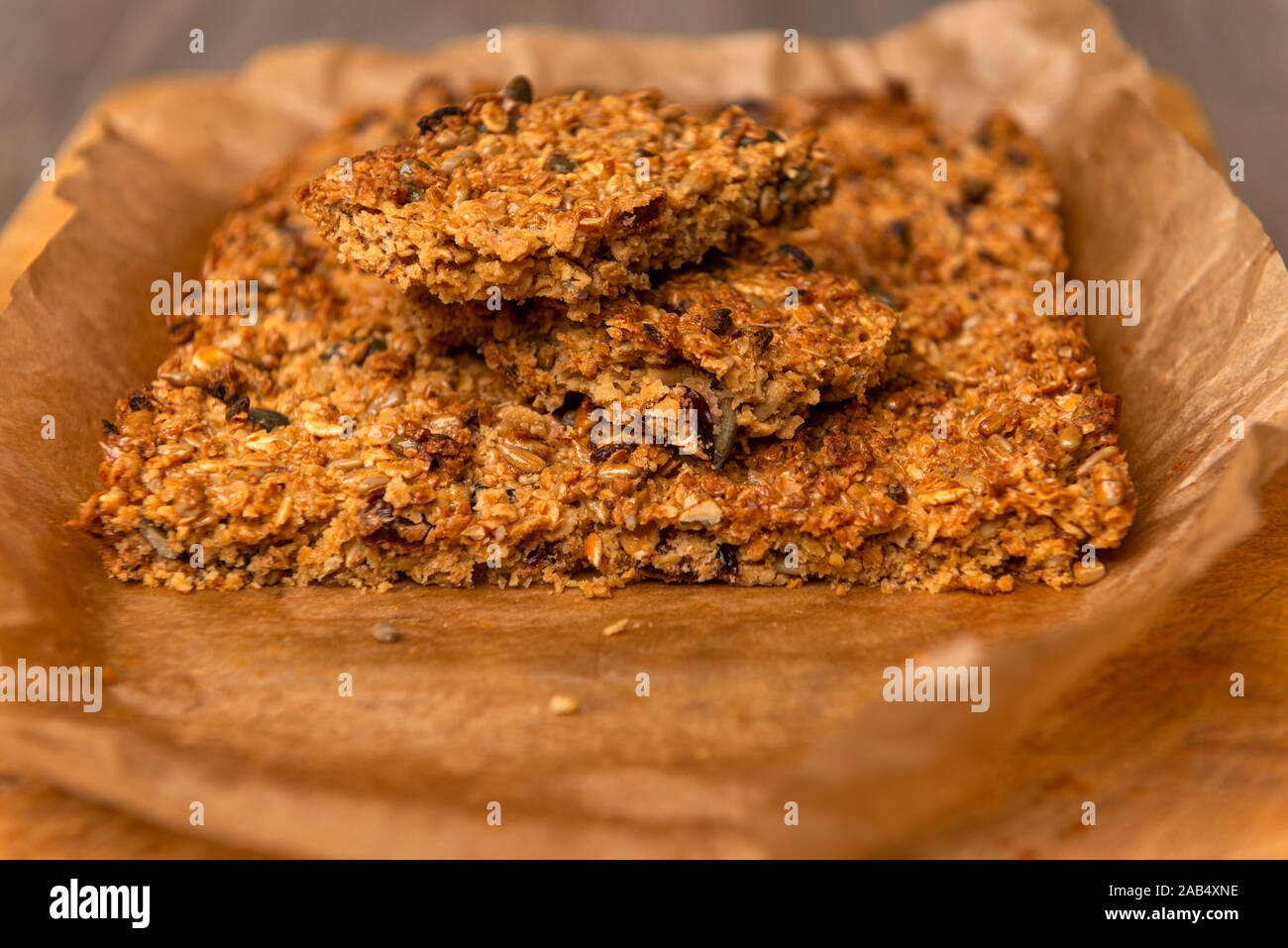 freshly baked homemade flapjacks Stock Photo - Alamy