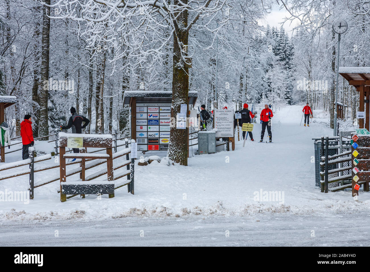 Cross country ski run hi-res stock photography and images - Alamy