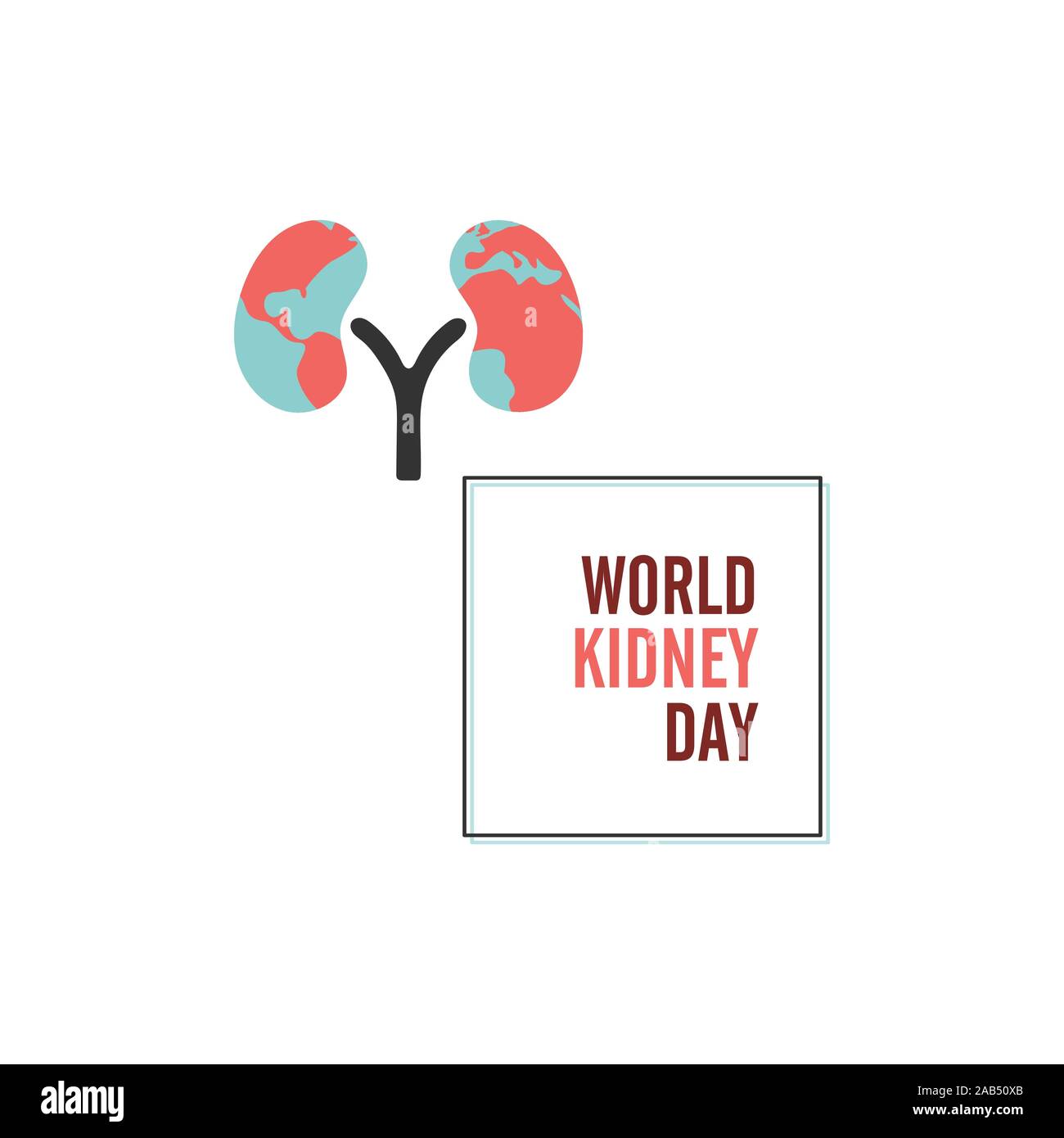 Kidney day vector Stock Vector Images - Alamy