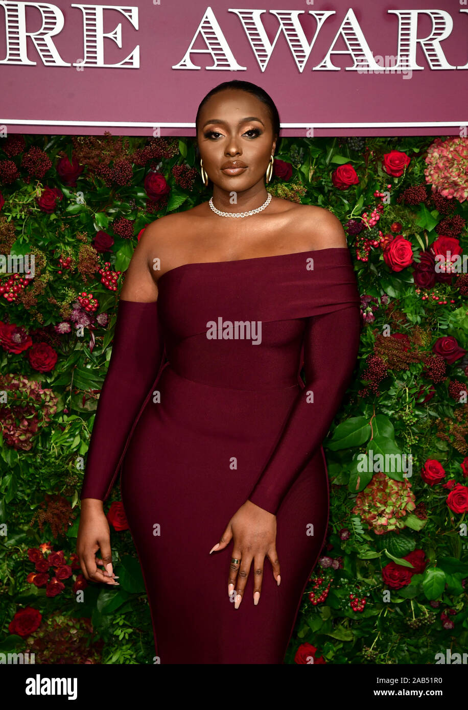 Yasmin Joseph attending the 65th Evening Standard Theatre Awards at the ...