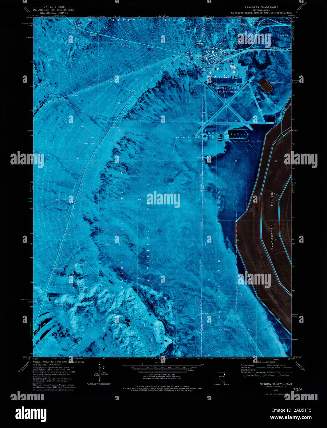 Wendover map hi-res stock photography and images - Alamy