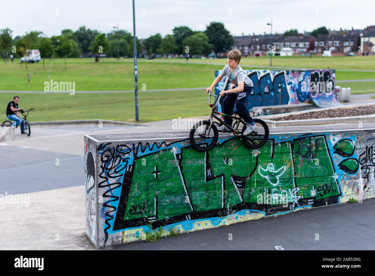 Pro, Professional BMX riders compete in a annual competition at the ...