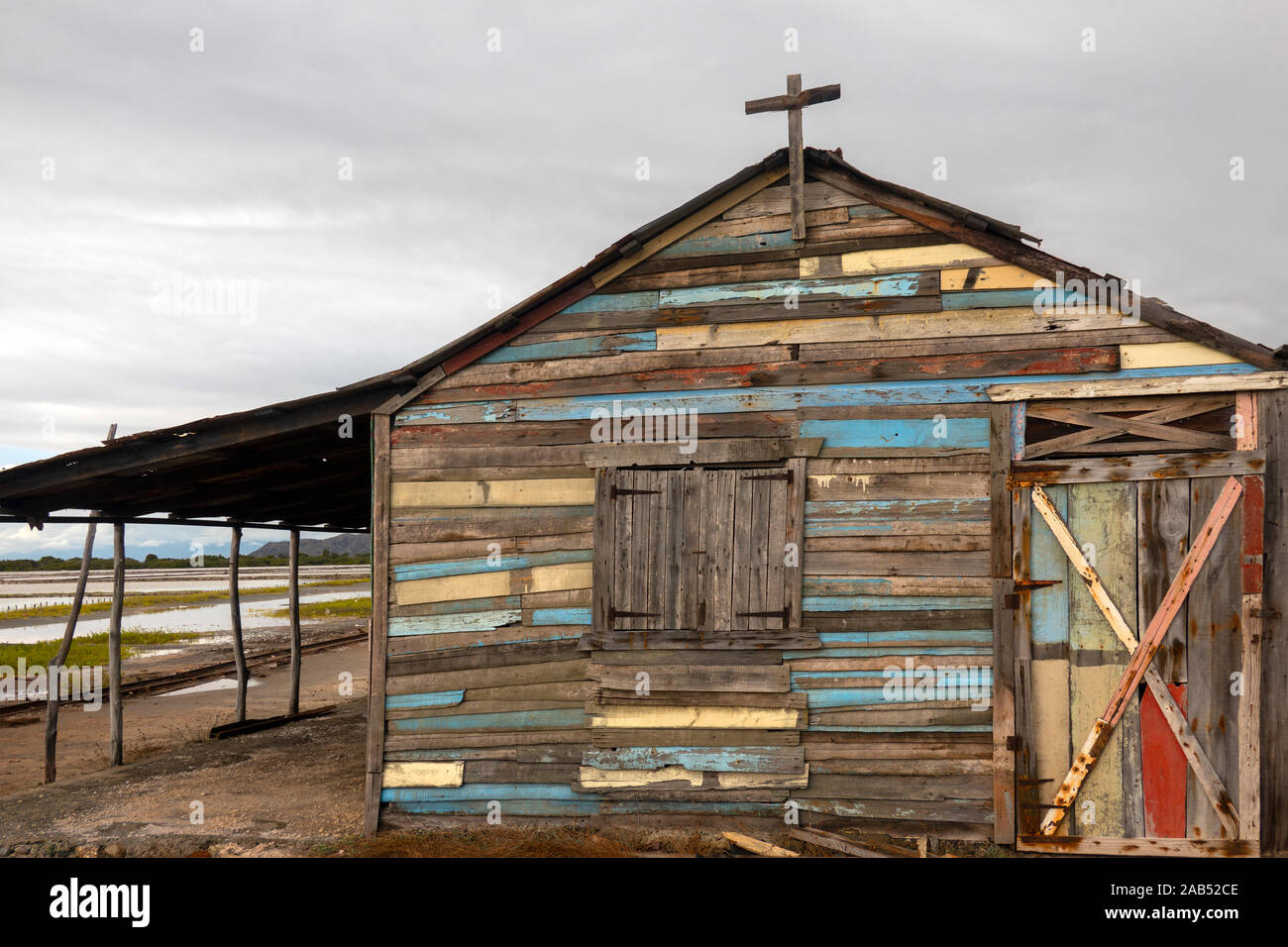 Las Salinas salt mine in Dominican Republic Stock Photo - Alamy