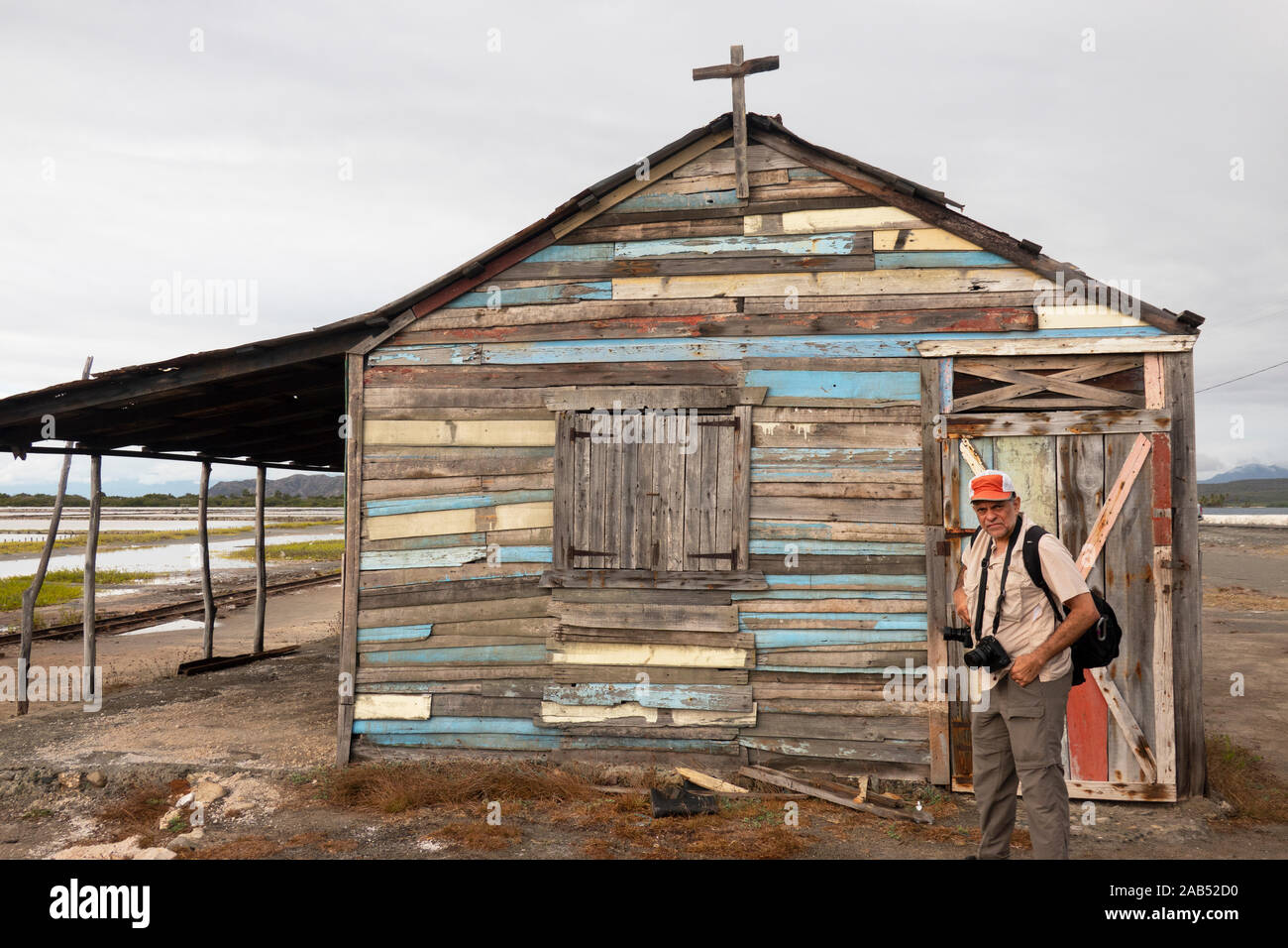Las Salinas salt mine in Dominican Republic Stock Photo - Alamy