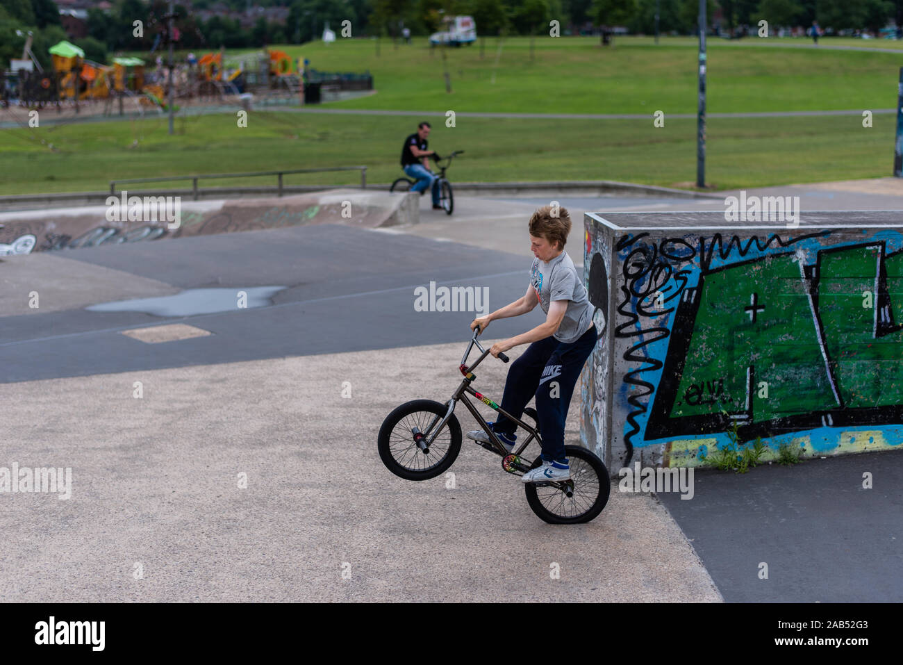 Pro, Professional BMX riders compete in a annual competition at the ...
