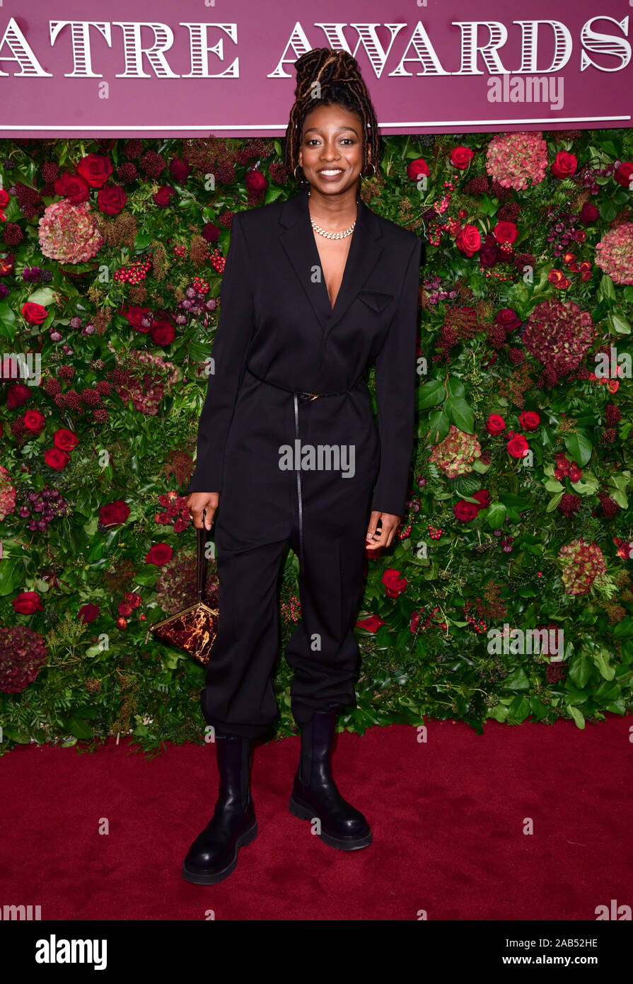Little Simz attending the 65th Evening Standard Theatre Awards at the ...