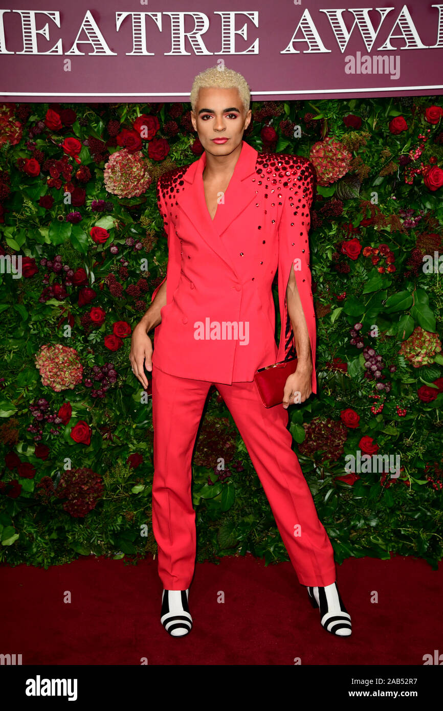 Layton Williams attending the 65th Evening Standard Theatre Awards at ...