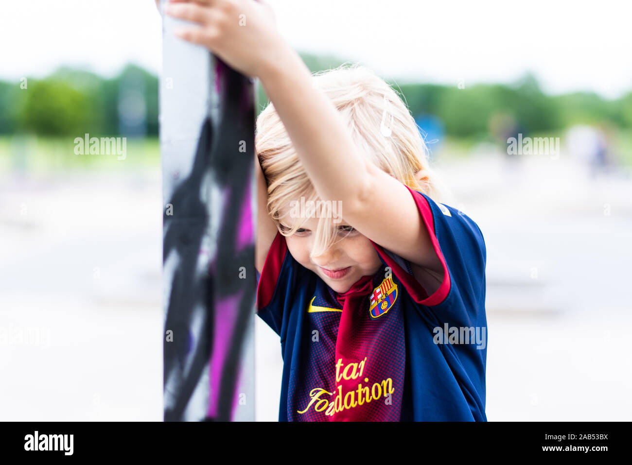 Outdoor wearing a football shirt hi-res stock photography and images ...
