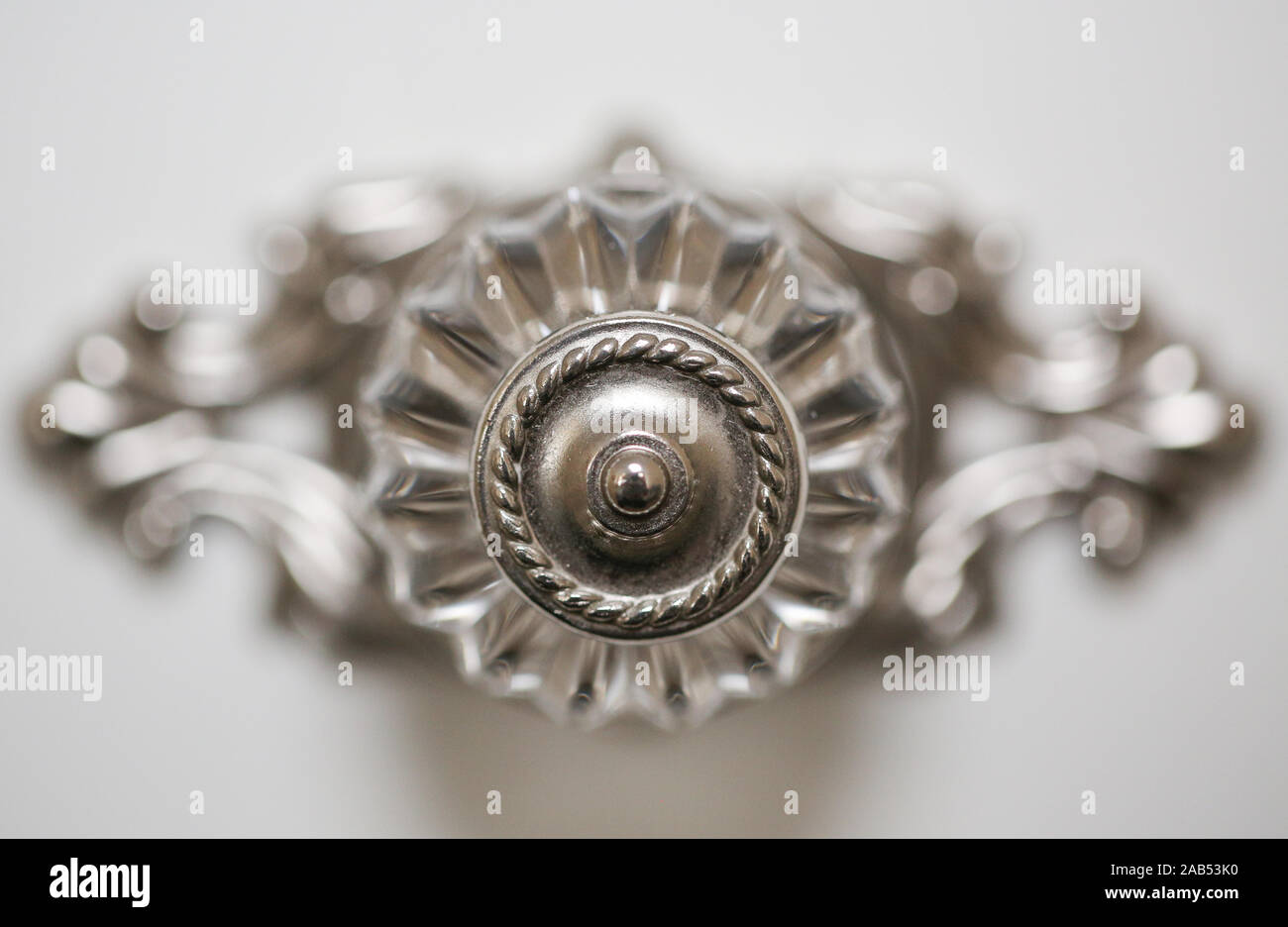 Beautiful cabinet handle closeup - Image Stock Photo - Alamy