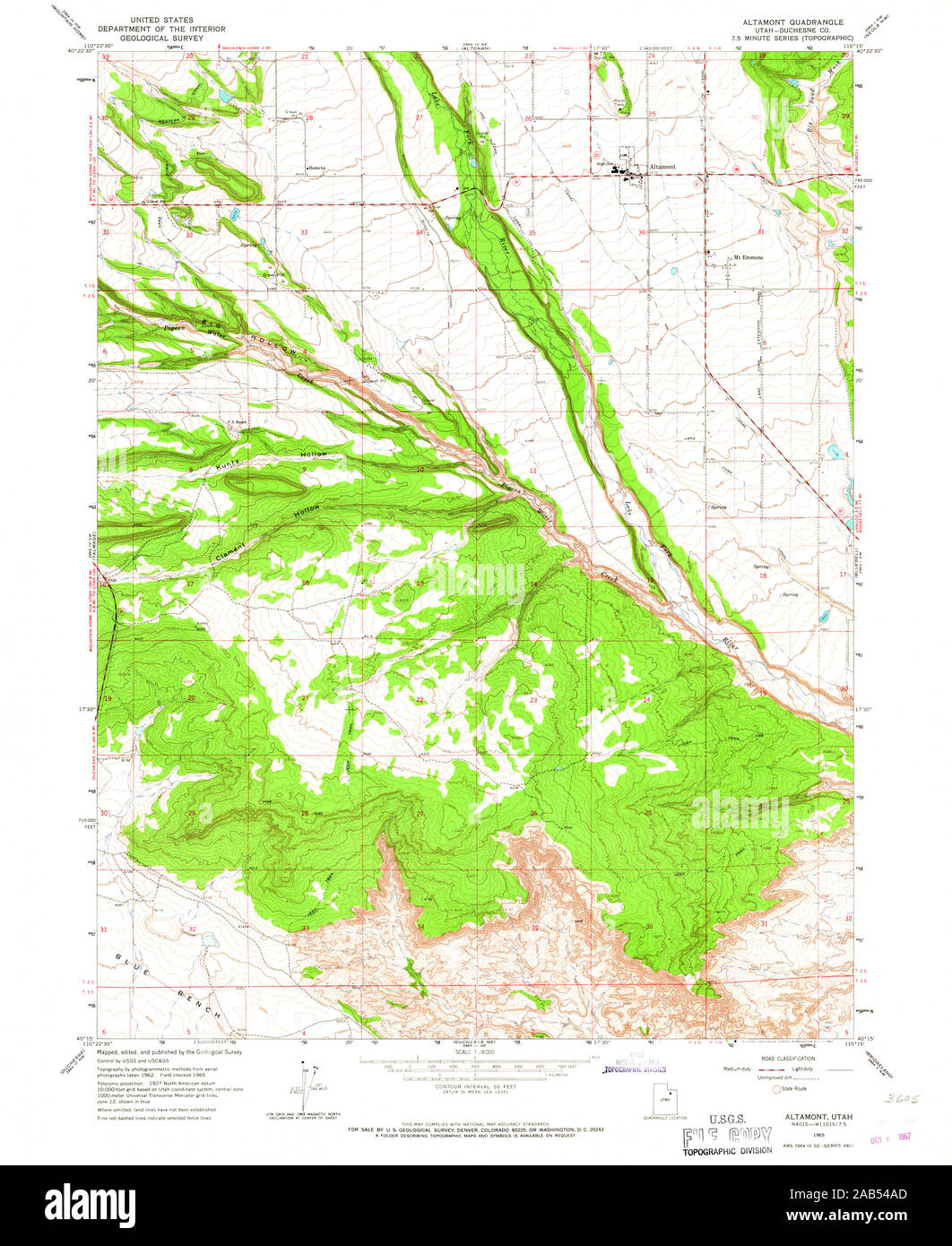Map of altamont Cut Out Stock Images & Pictures - Alamy