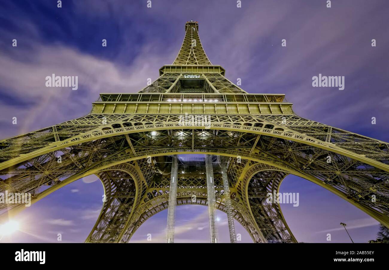 The Eiffel Tower is a wrought-iron lattice tower on the Champ de Mars ...