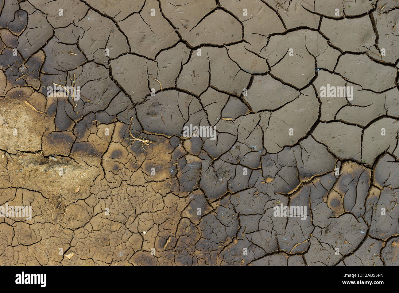 Dry cracked grey earth background, dirty texture Stock Photo - Alamy