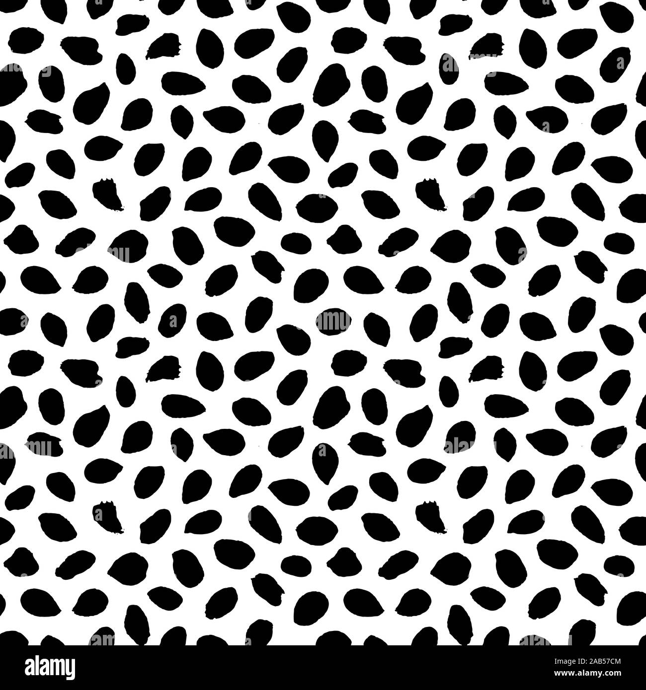 Dots or spots pattern. Seamless texture background. Trendy irregular ...