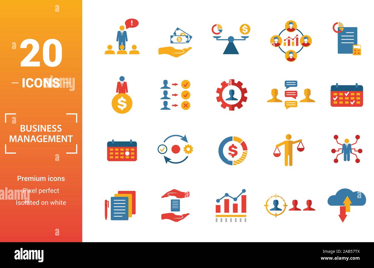 Business Management icon set. Include creative elements expert opinion ...