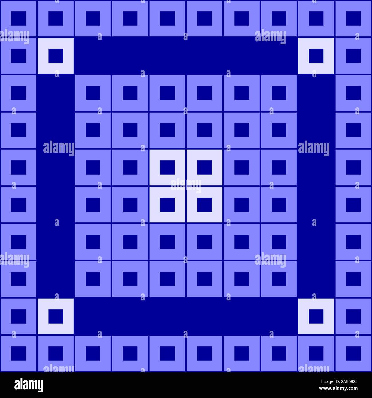 Illustration with repetitive geometric shapes covering the background ...