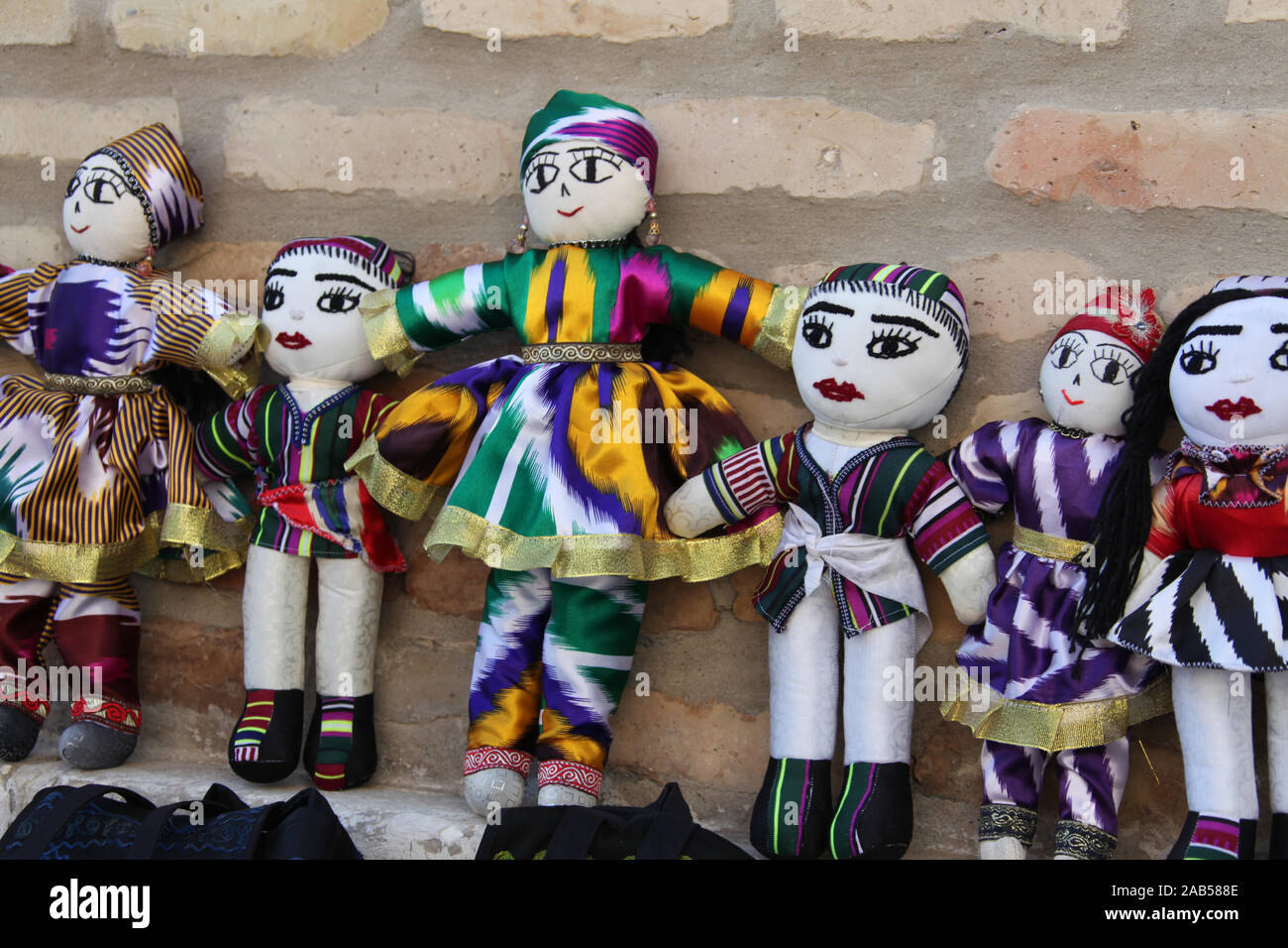 Souvenir dolls in Uzbekistan Stock Photo - Alamy