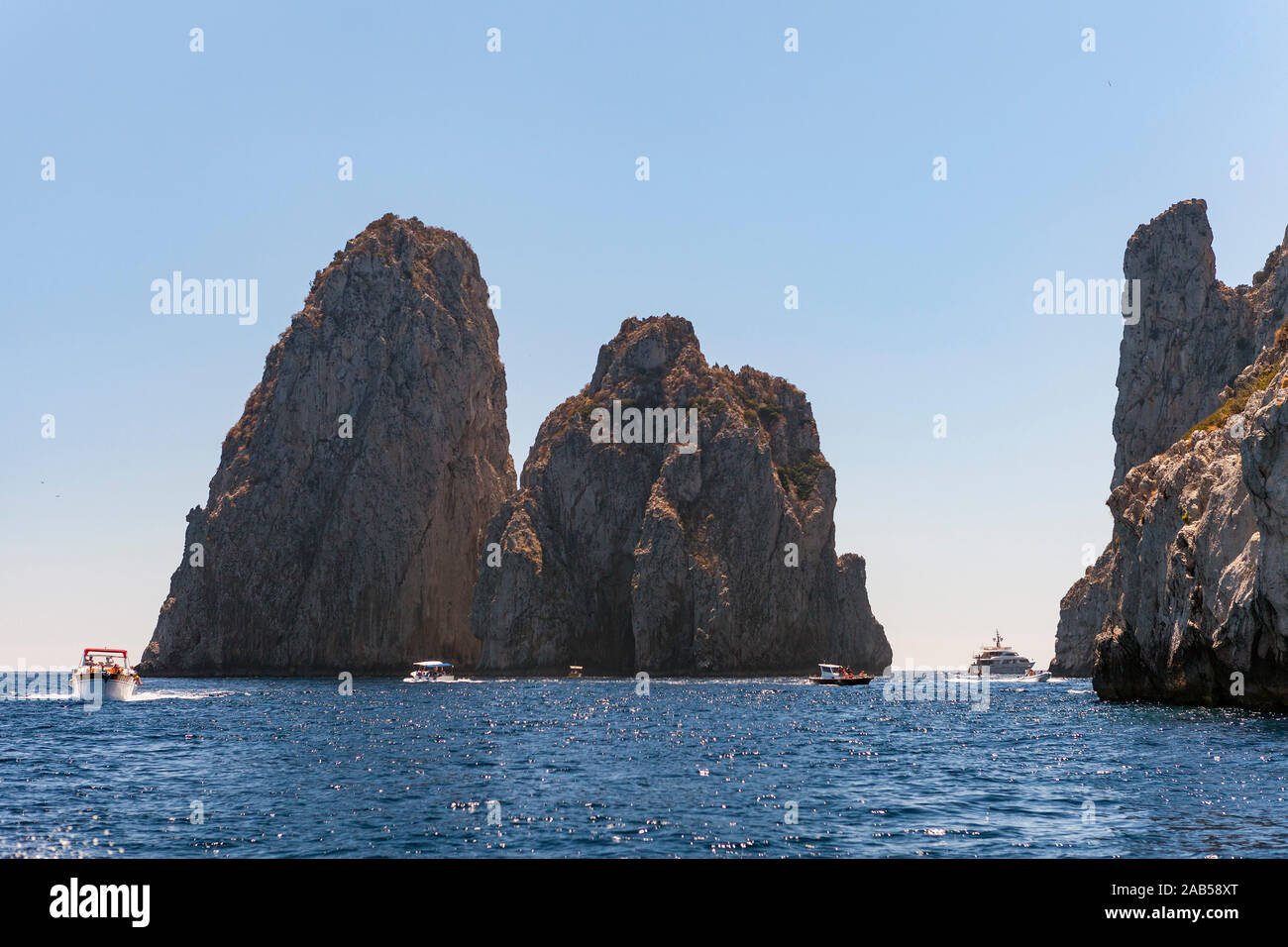 Faraglioni Rock Formations Capri High Resolution Stock Photography and ...
