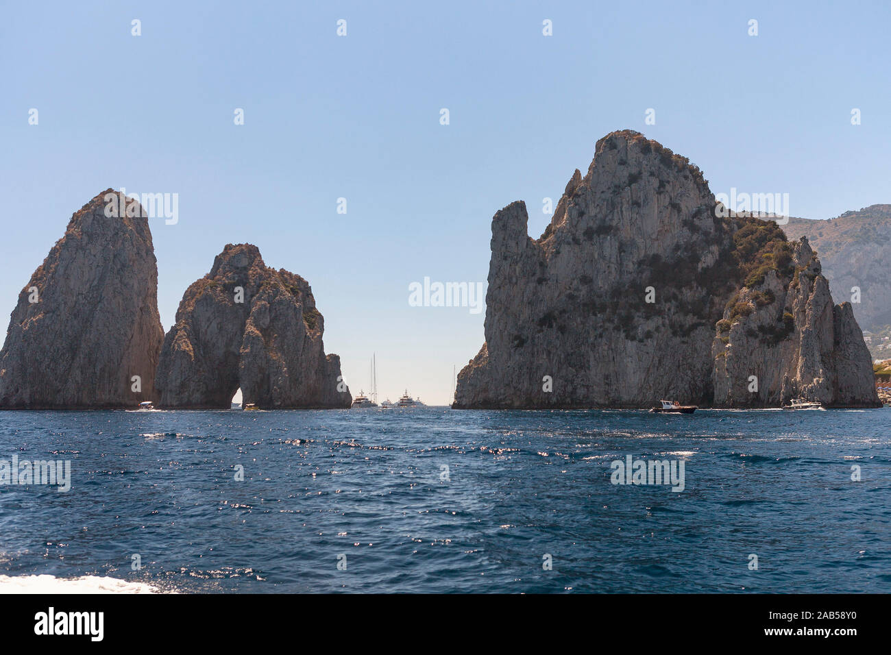 The Faraglioni, Capri Stock Photo - Alamy