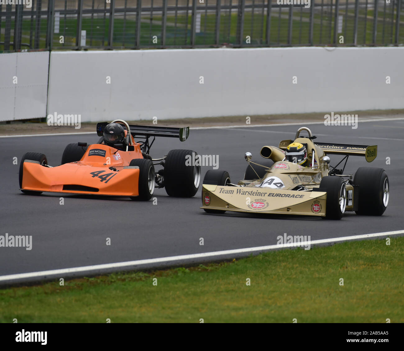 Philip Hall, March 752, Marc Mercer, March 73B, Historic Formula 2 ...