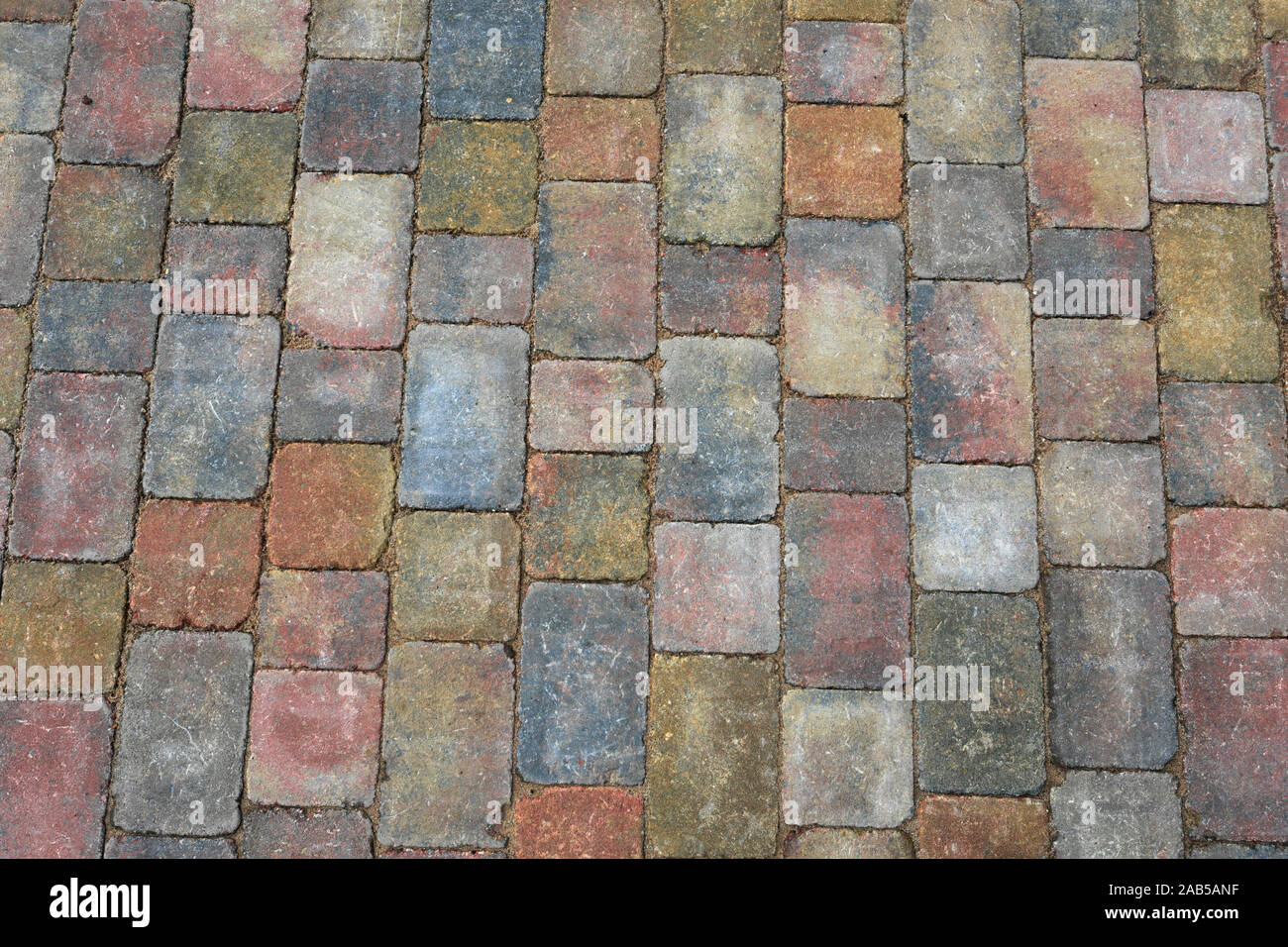 Patio paving slabs in a residential garden environment Stock Photo - Alamy