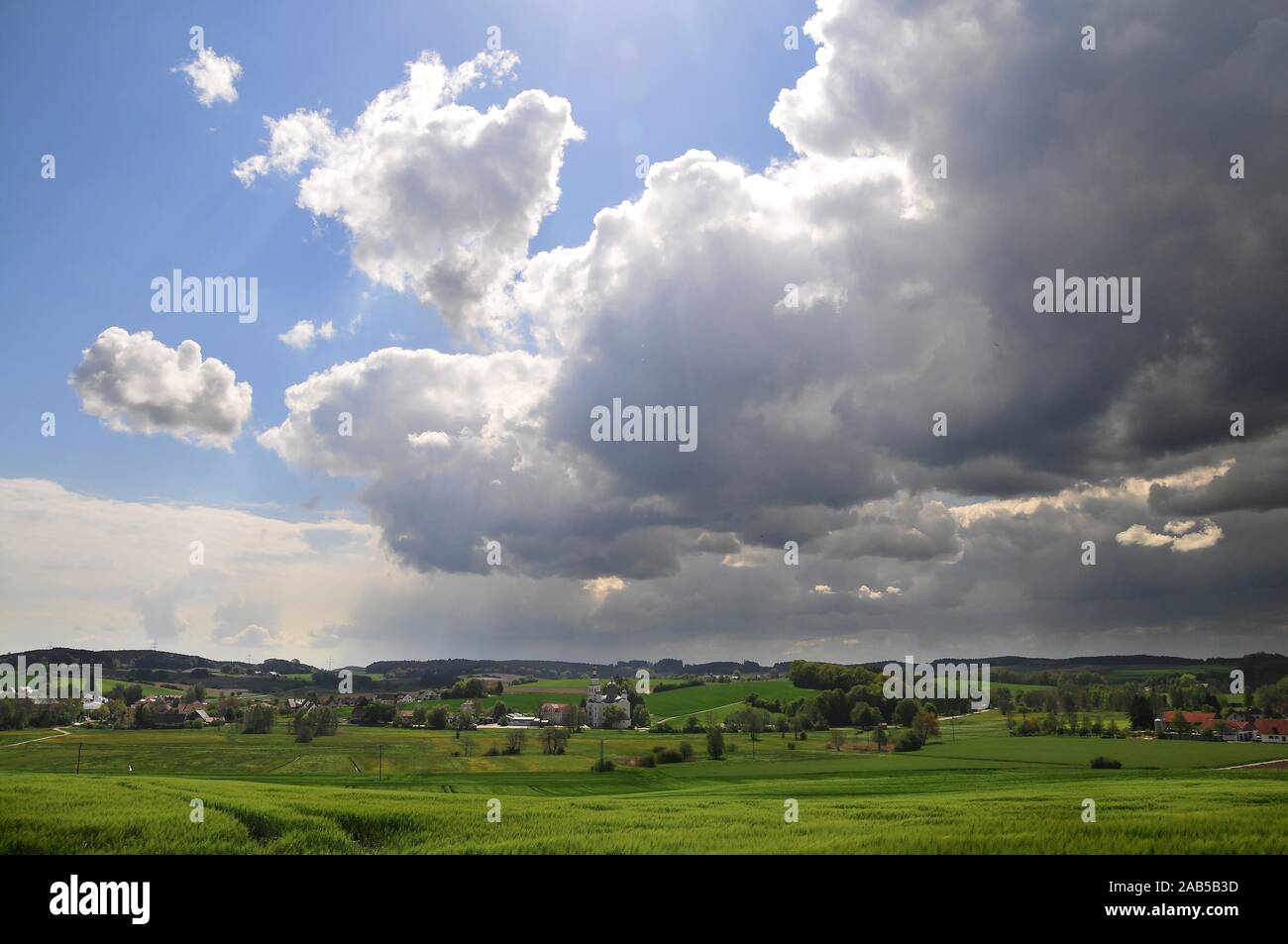 Pilgrimage church Maria Birnbaum in Wittelsbacher Land, Bavaria ...