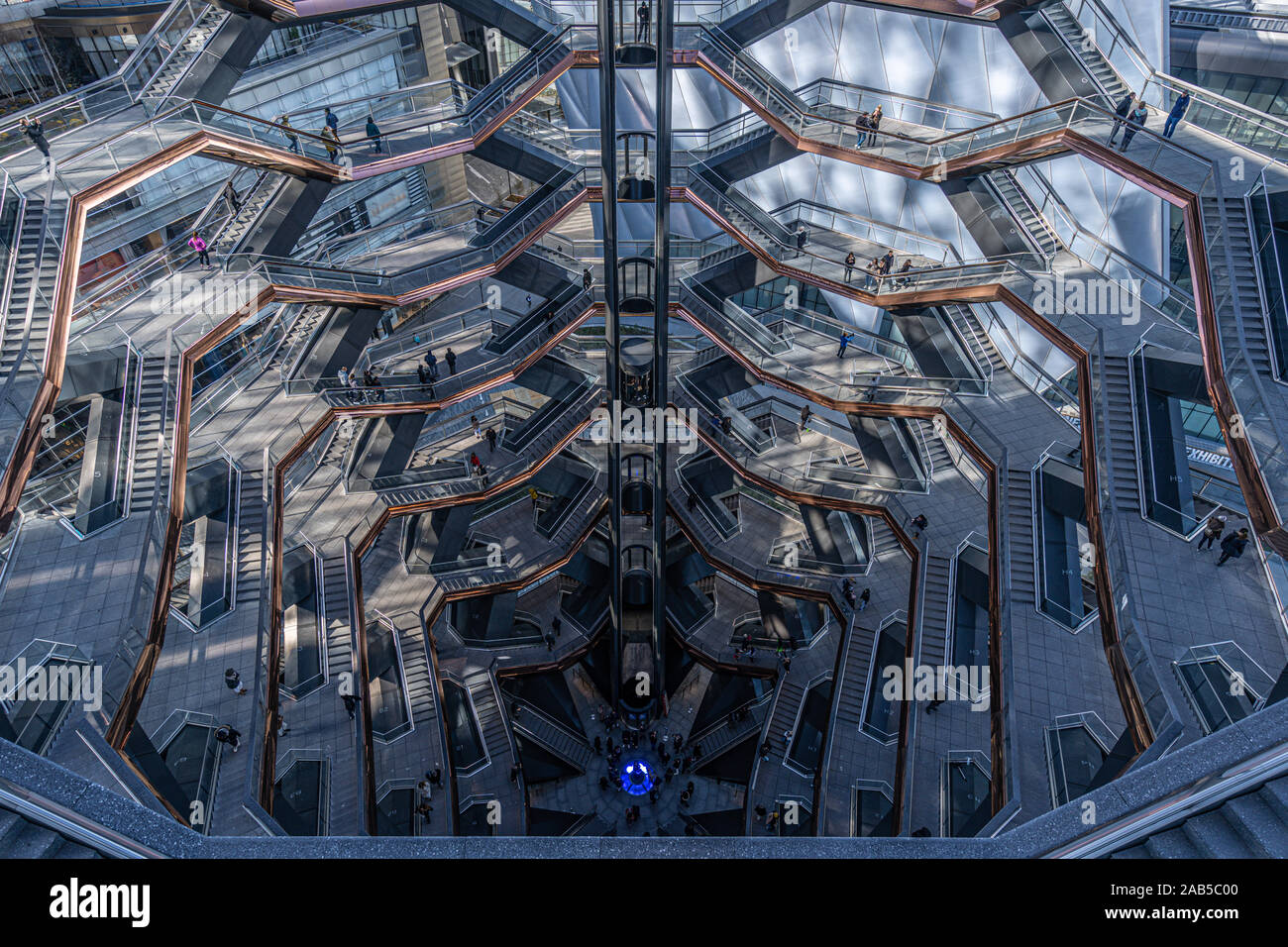 the Vessel in the Hudson Yards.Manhattan. Manhattan Stock Photo - Alamy