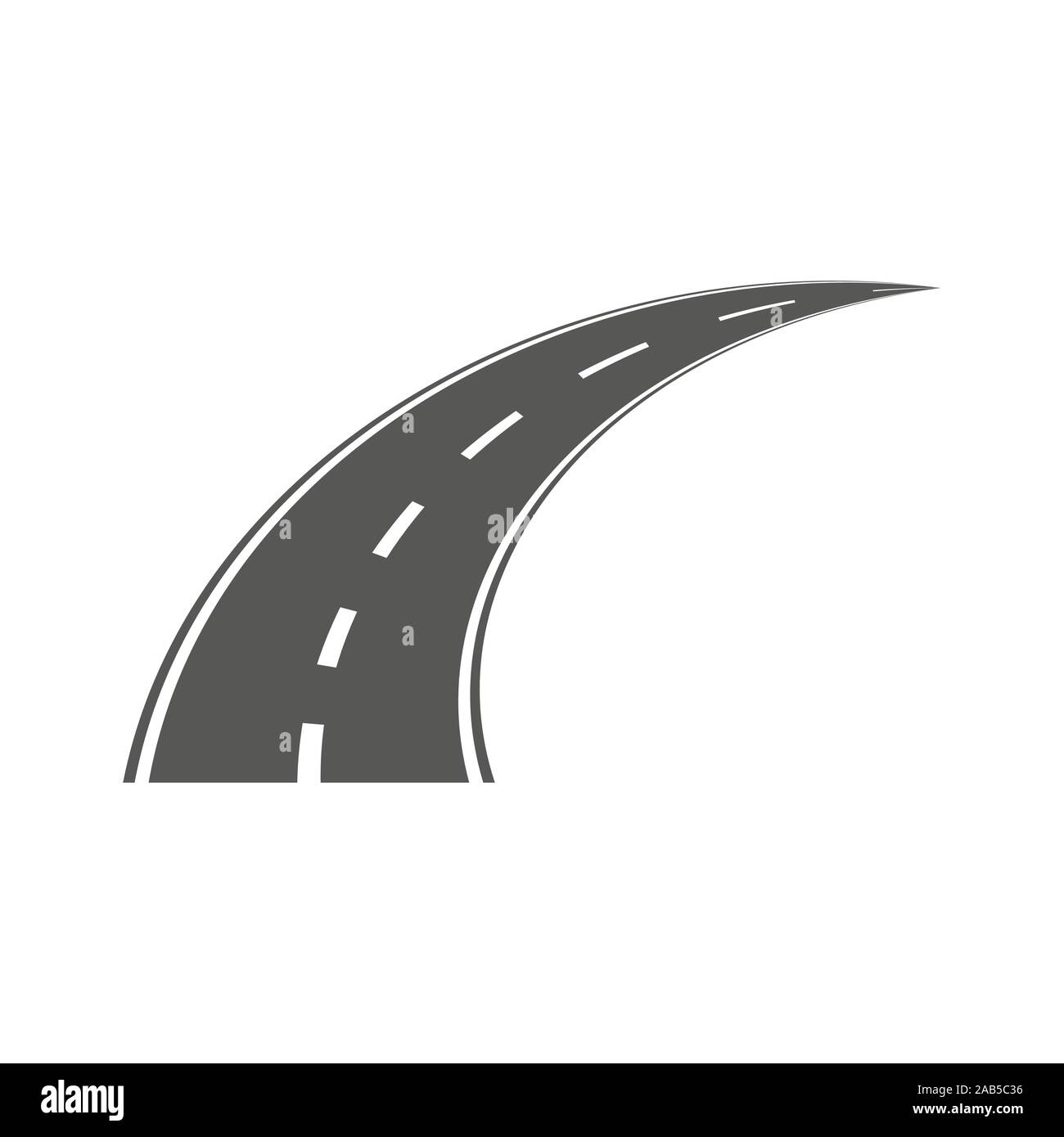 Road curve highway Cut Out Stock Images & Pictures - Alamy