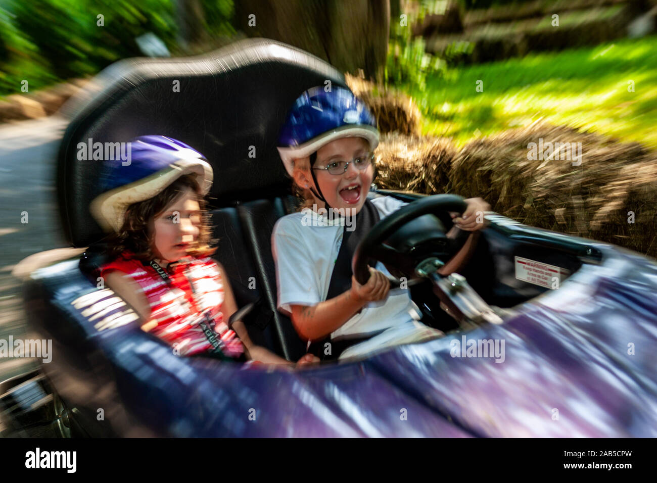 Go carting children hi-res stock photography and images - Alamy