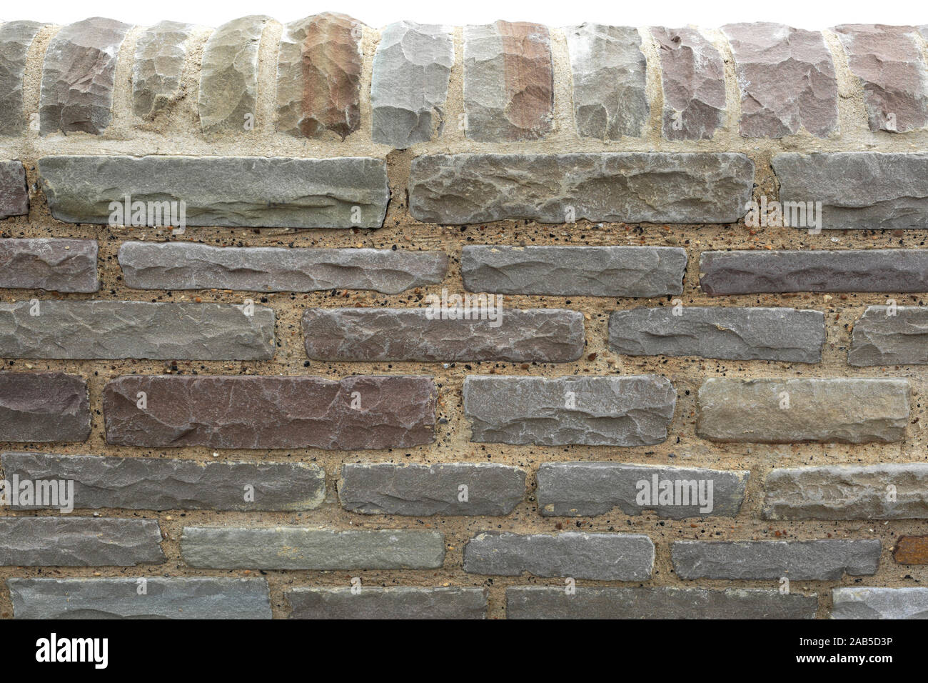 Brickwork walling in a residential garden environment Stock Photo - Alamy