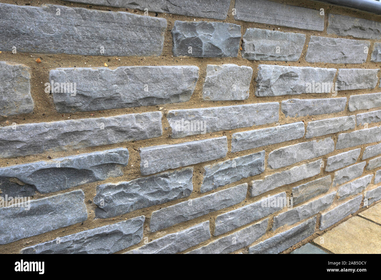 Brickwork walling in a residential garden environment Stock Photo - Alamy