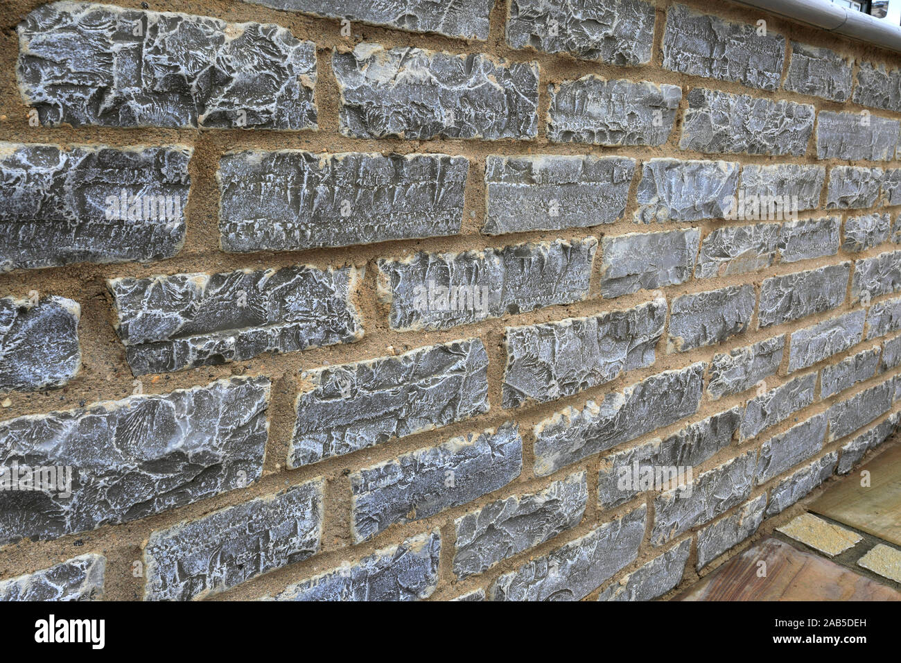 Brickwork walling in a residential garden environment Stock Photo - Alamy