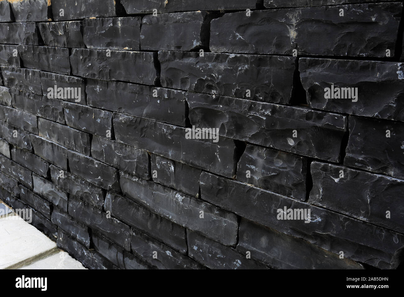 Brickwork walling in a residential garden environment Stock Photo - Alamy