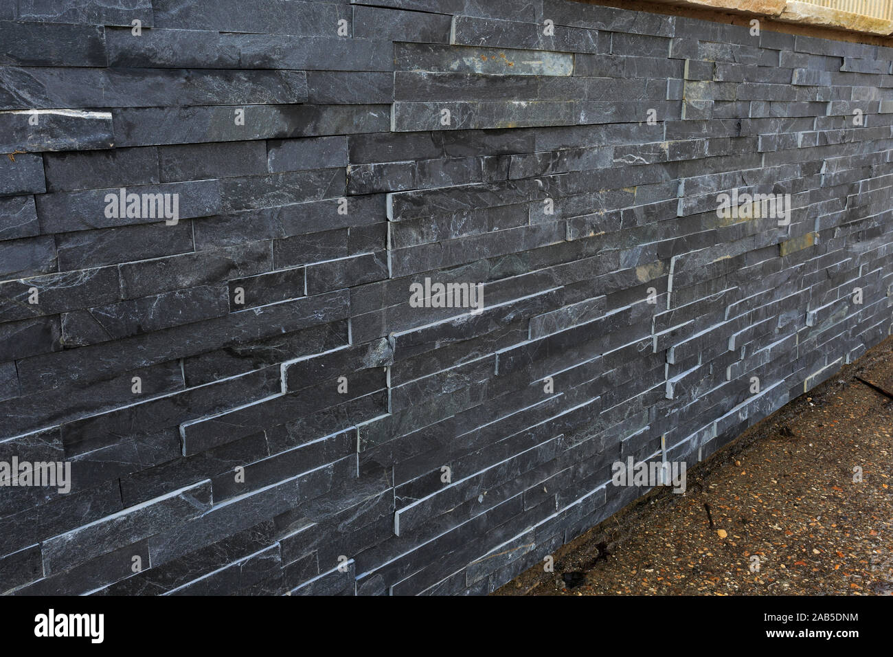 Brickwork walling in a residential garden environment Stock Photo - Alamy