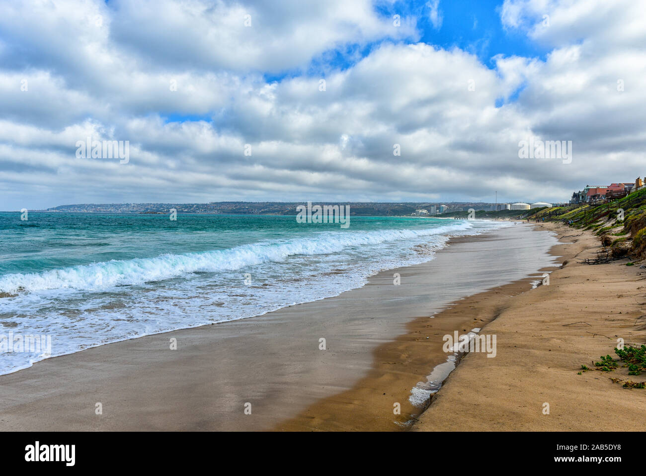 Beach at Mossel Bay, Garden Route, South Africa Stock Photo - Alamy