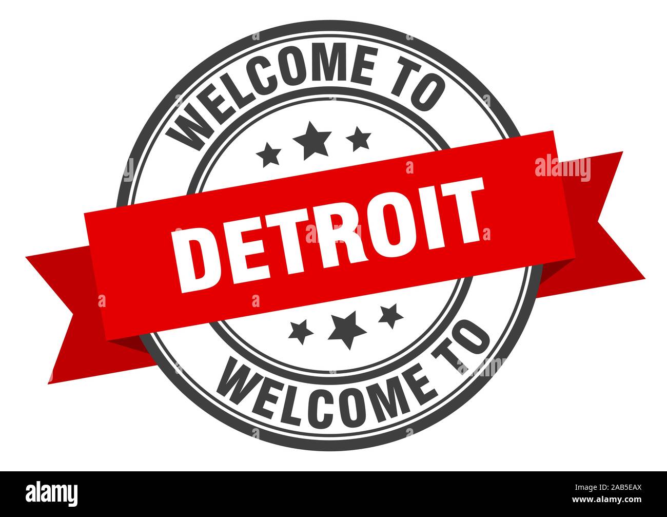 Detroit stamp. welcome to Detroit red sign Stock Vector Image & Art - Alamy