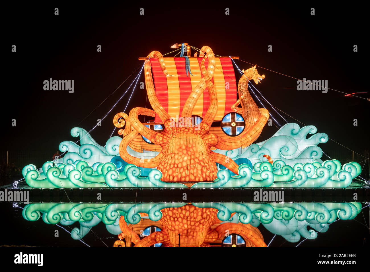 Longleat.Wiltshire.United Kingdom.November 17th 2019.Illuminated ...