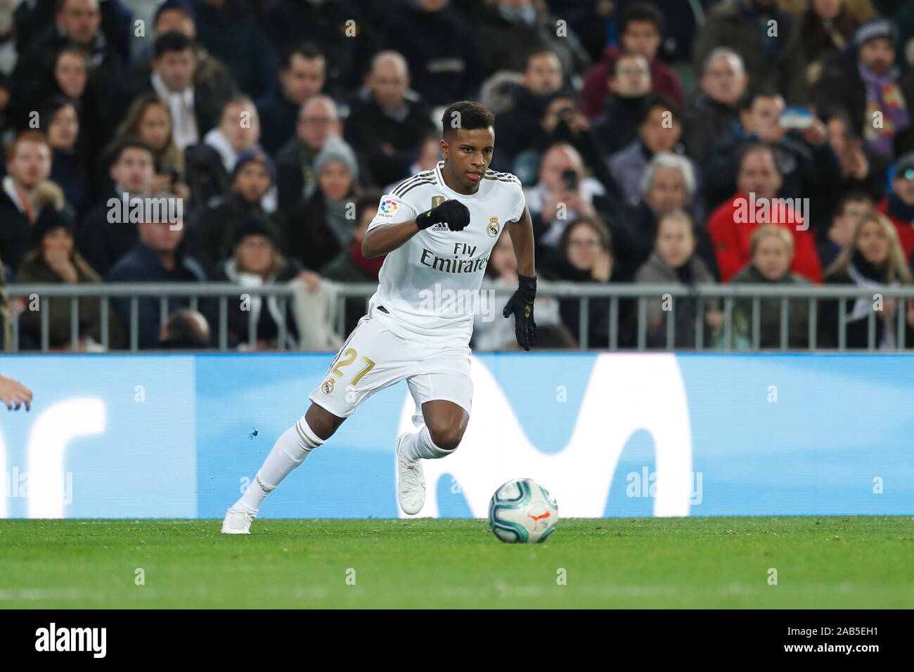 Madrid, Spain. 23rd Nov, 2019. Rodrygo Goes (Real) Football/Soccer ...