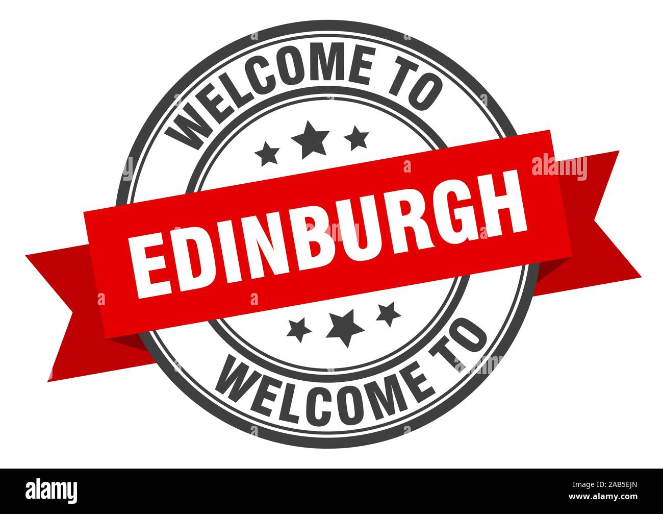 Edinburgh stamp. welcome to Edinburgh red sign Stock Vector Image & Art ...