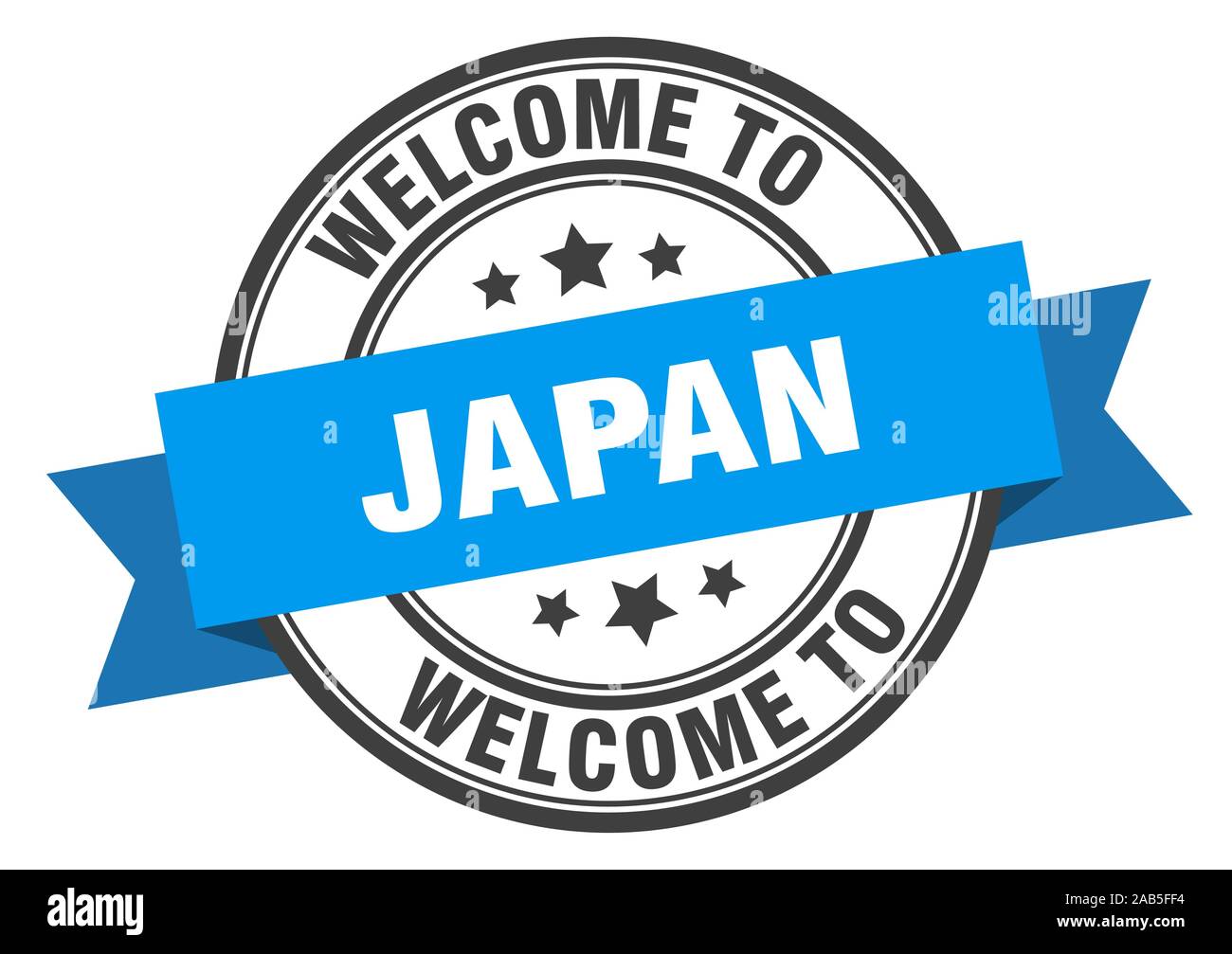 Japan stamp. welcome to Japan blue sign Stock Vector Image & Art - Alamy