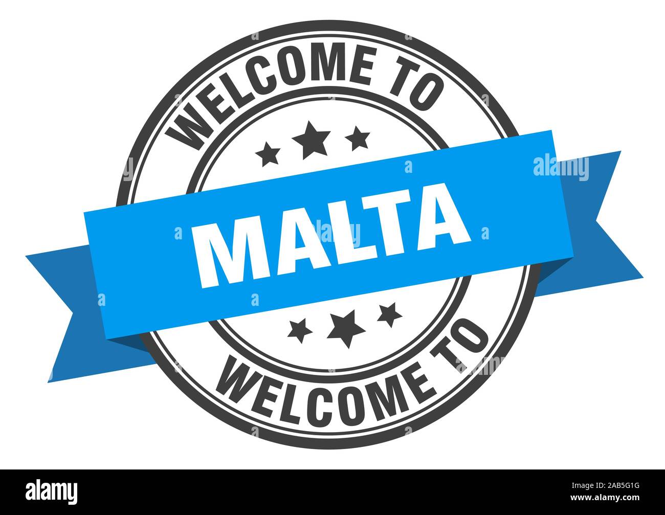 Malta stamp. welcome to Malta blue sign Stock Vector Image & Art - Alamy